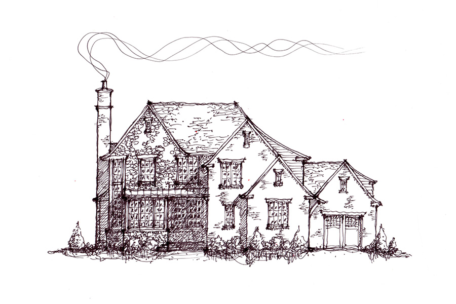 Lot 23 Front Elevation – Primm Farm